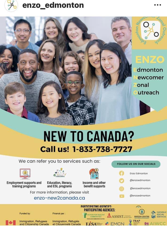 Introducing the Edmonton Newcomer Zonal Outreach (ENZO) Program - ERIEC ...